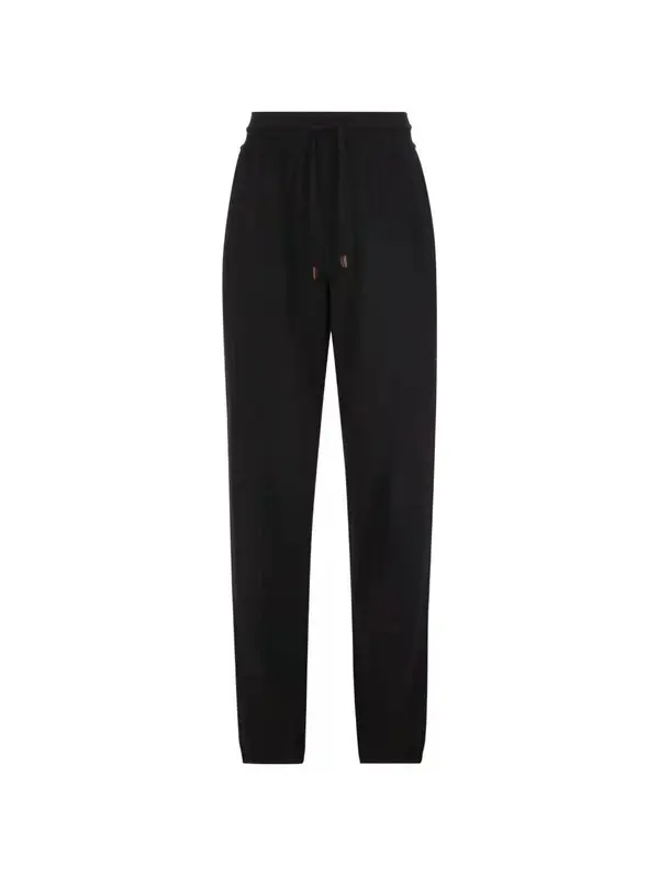 Loro Piana Elasticated-waist Track Pants - Black
