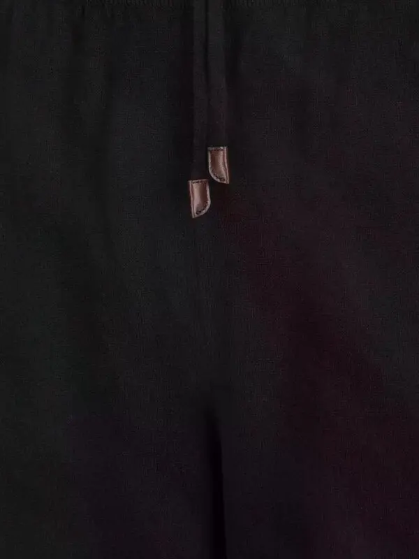 Loro Piana Elasticated-waist Track Pants - Black