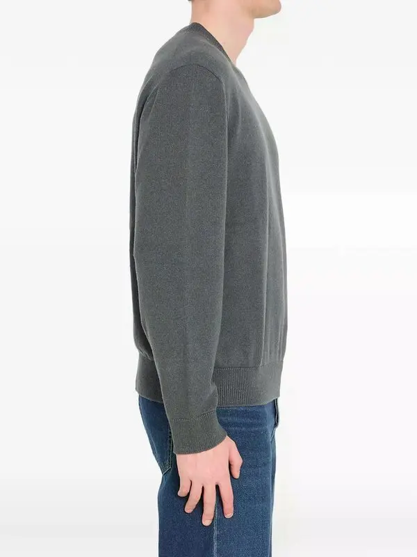 THE ROW Ribbed V-neck Sweater