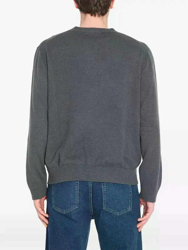 THE ROW Ribbed V-neck Sweater