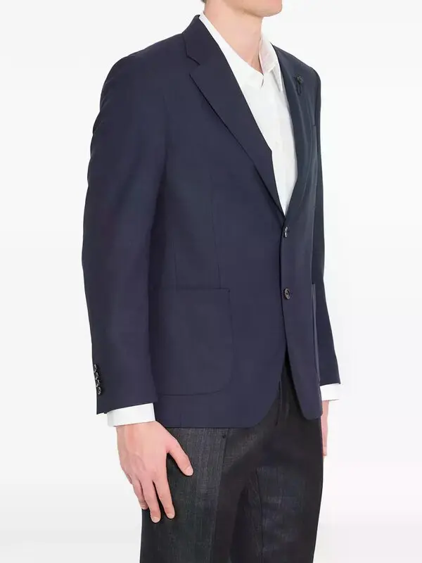 LARDINI Classic Lapels Virgin Wool Jacket