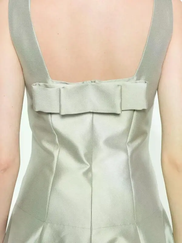 FELY CAMPO Square-neck Midi Dress