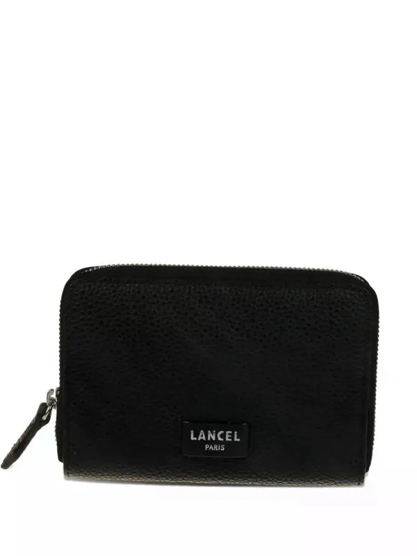 LANCEL Zip Leather Wallet - Black