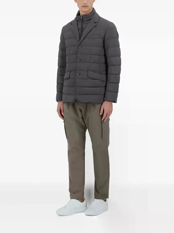 Herno Quilted Three-button Padded Jacket