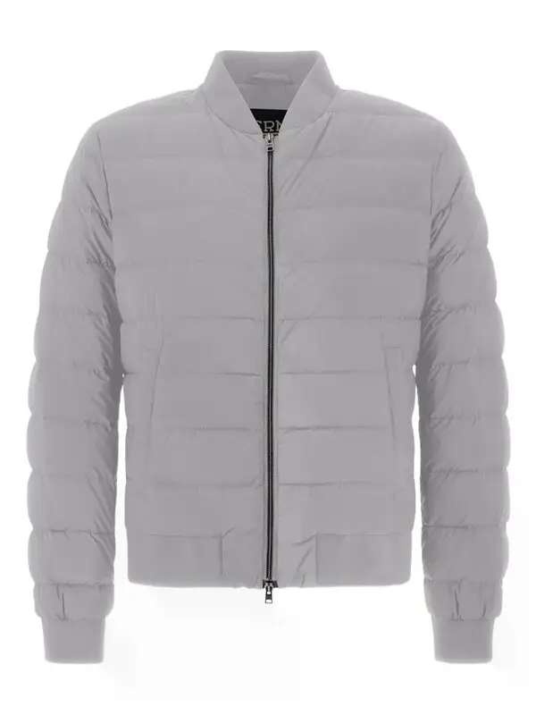 Herno Quilted Bomber Jacket - Grey
