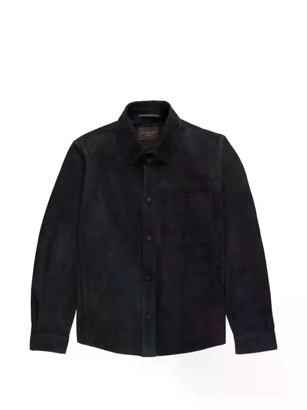 SLOWEAR Suede Overshirt
