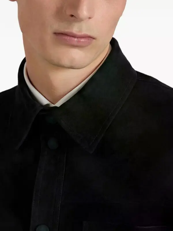 SLOWEAR Suede Overshirt