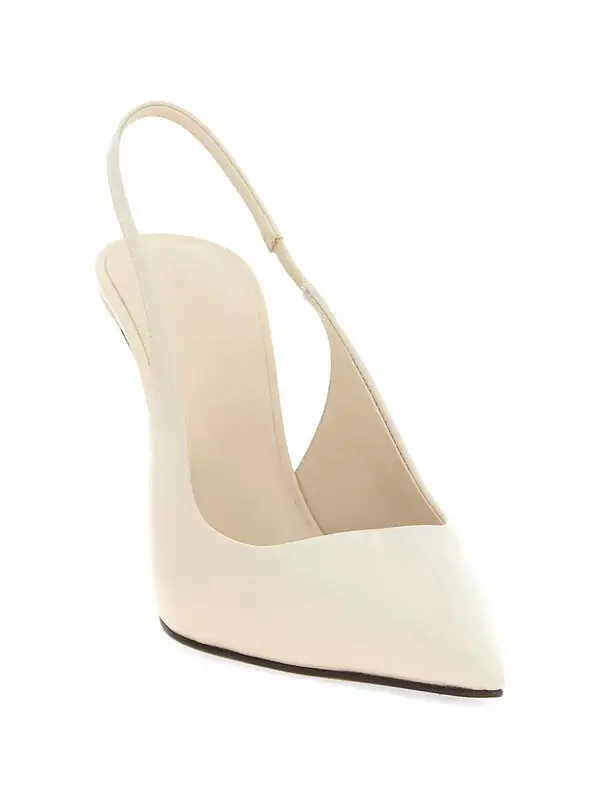 Brunello Cucinelli Pointed Monile Leather Pumps