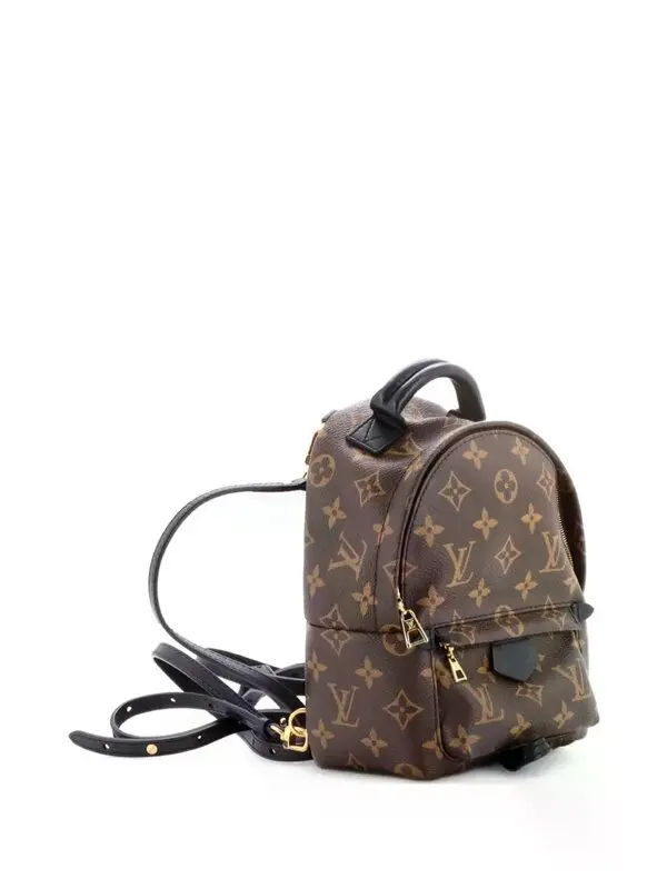 LOUIS VUITTON Palm Springs Monogram Canvas Mini Backpack - Brown