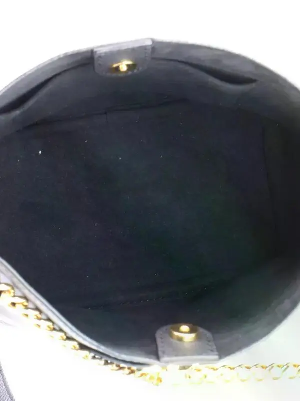 LOUIS VUITTON Lock And Walk Leather Bucket Bag