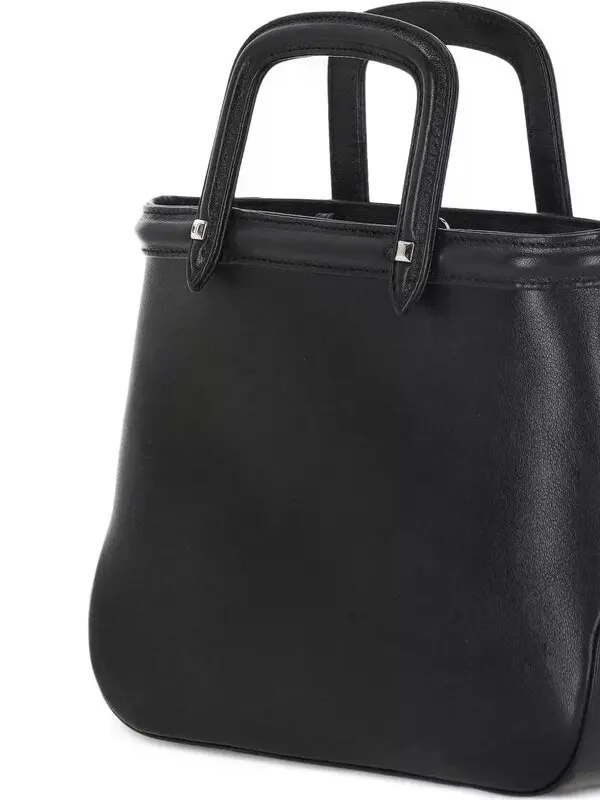 Rodo Structured Leather Tote Bag With Detachable Strap