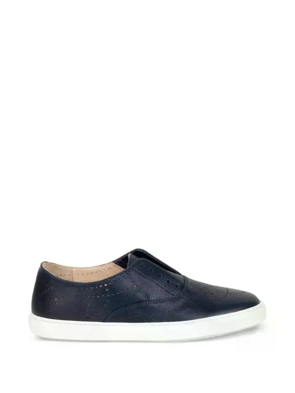 Fratelli Rossetti Perforated Slip-on Sneakers - Blue