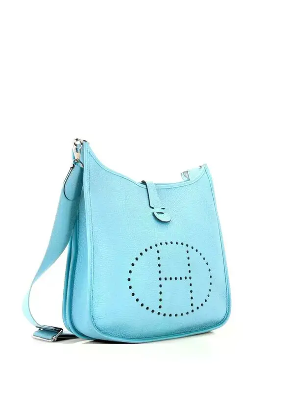 Hermès Evelyne Iii Clemence Pm Crossbody Bag - Blue