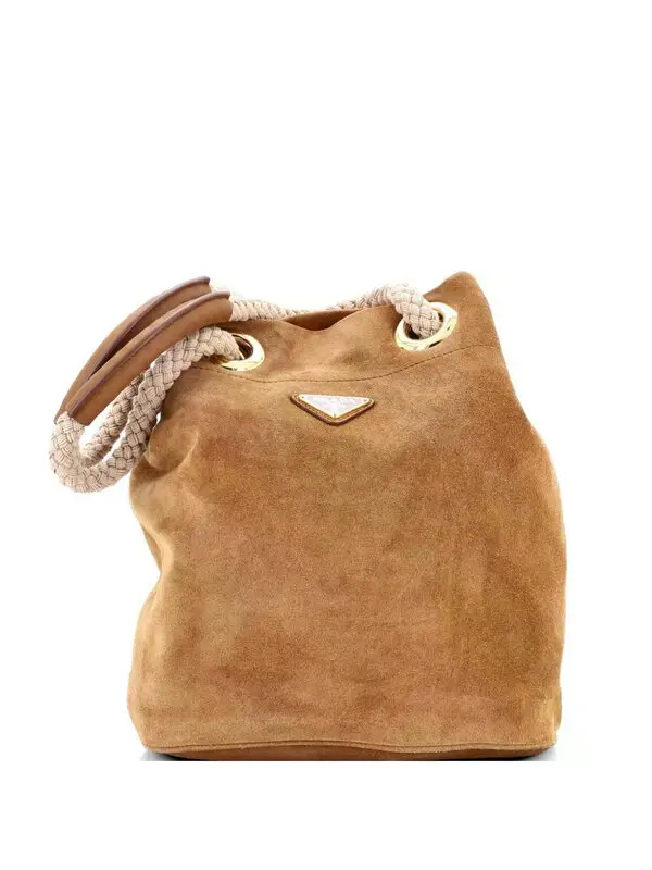 Prada Mariner Suede Medium Bucket Bag