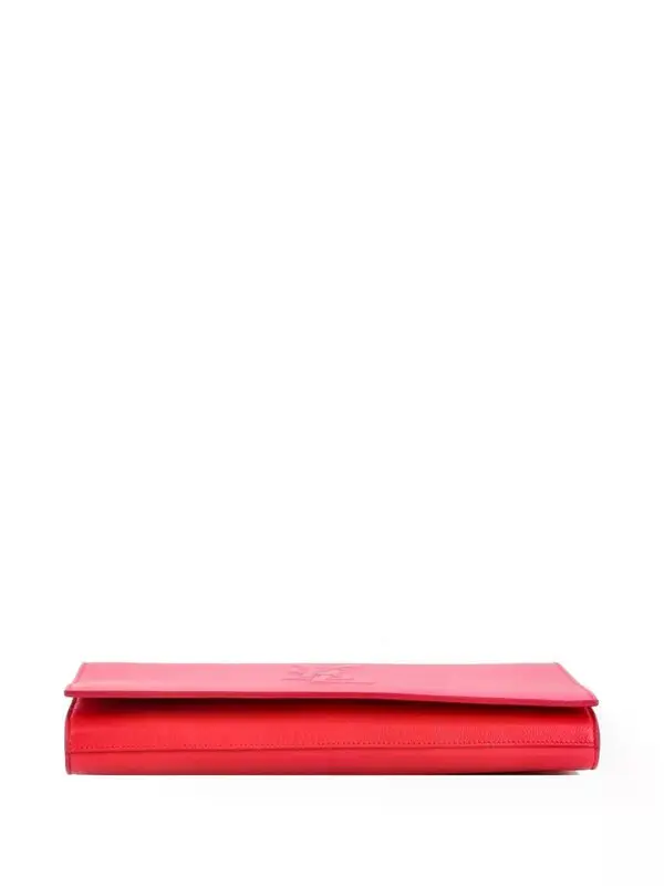 Saint Laurent Belle De Jour Leather Large Clutch Bag - Pink