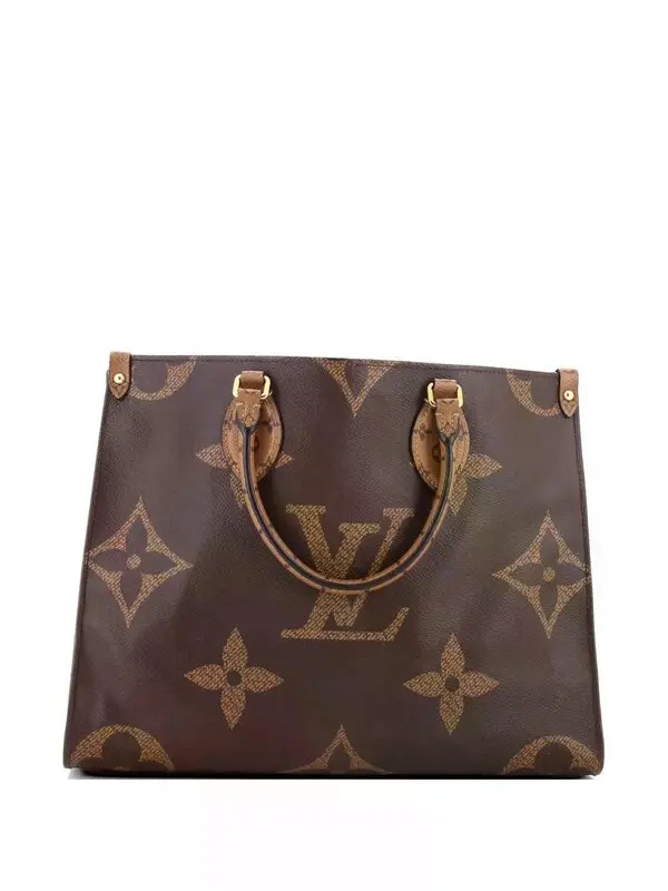 LOUIS VUITTON Onthego Reverse Monogram Giant Mm Tote Bag - Brown