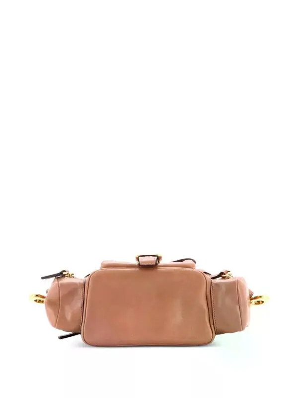 Chloé Buckle Zip Camera Leather Crossbody Bag - Neutrals