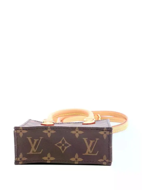 LOUIS VUITTON Petit Sac Plat Monogram Canvas Crossbody Bag