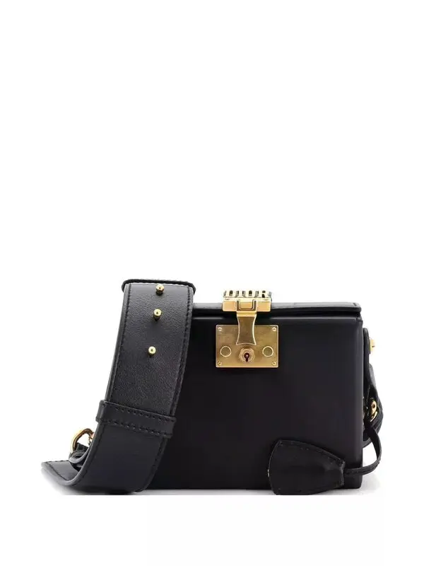 Dior Dioraddict Lockbox Small Crossbody Bag - Black