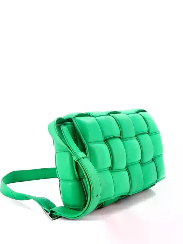 Bottega Veneta Cassette Padded Maxi Intrecciato Leather Crossbody Bag