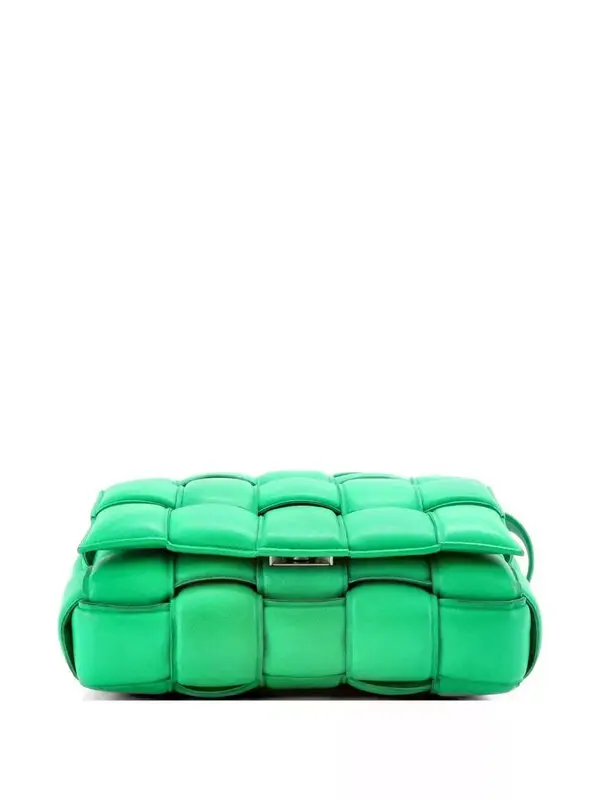 Bottega Veneta Cassette Padded Maxi Intrecciato Leather Crossbody Bag