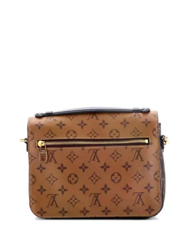 LOUIS VUITTON Pochette Metis Reverse Monogram Canvas Crossbody Bag - Brown