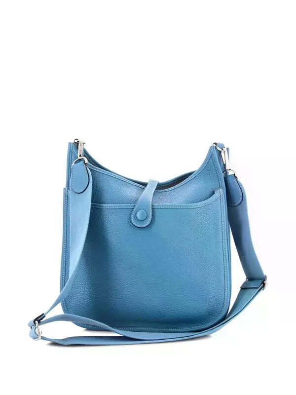 Hermès Evelyne Gen Iii Clemence Pm Crossbody Bag - Blue