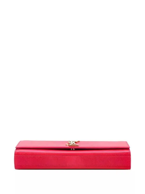 Saint Laurent Classic Monogram Long Clutch - Pink