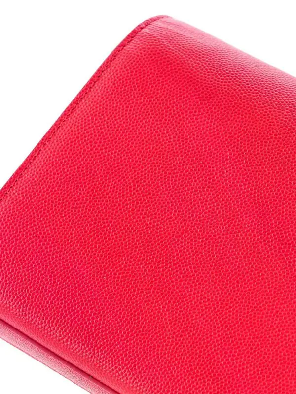 Saint Laurent Classic Monogram Long Clutch - Pink