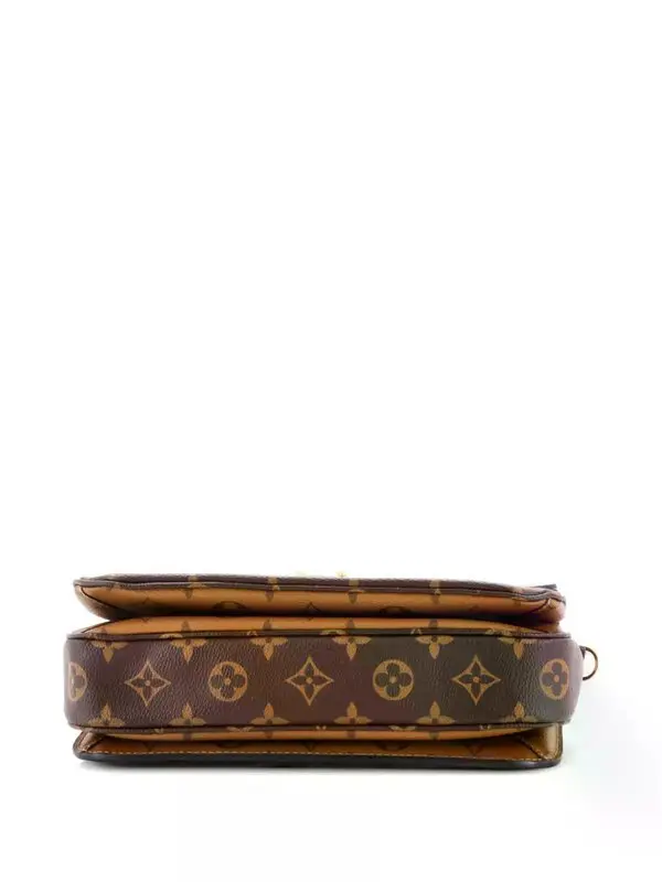 LOUIS VUITTON Pochette Metis Reverse Monogram Canvas Crossbody Bag - Brown