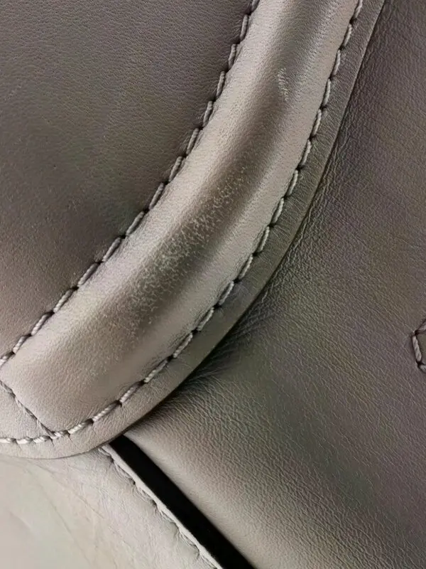 Celine Luggage Bag Smooth Leather Mini Tote Bag - Grey