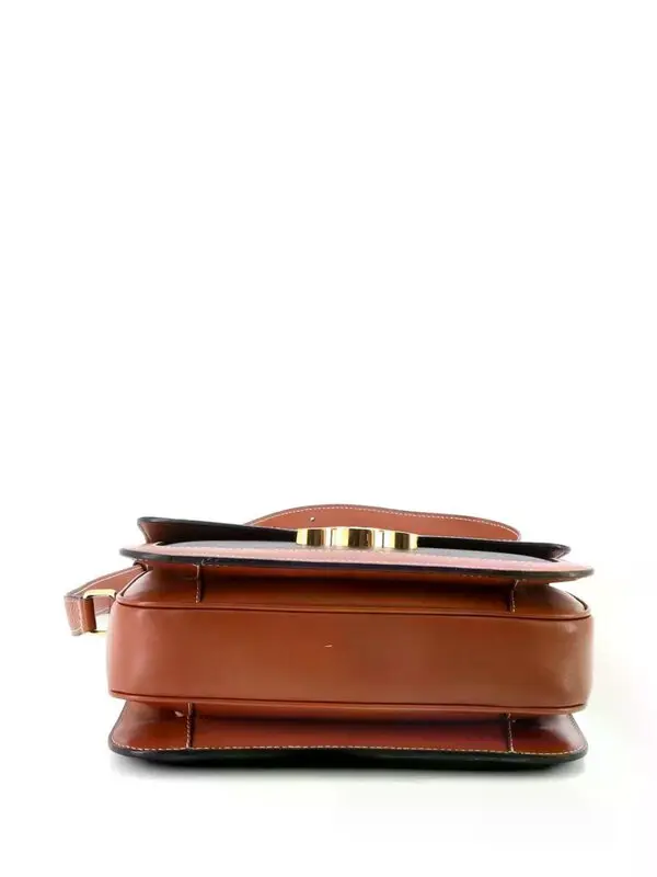 Celine Triomphe Coated Canvas Medium Shoulder Bag