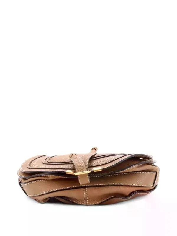 Chloé Marcie Saddle Bag Leather Medium - Brown