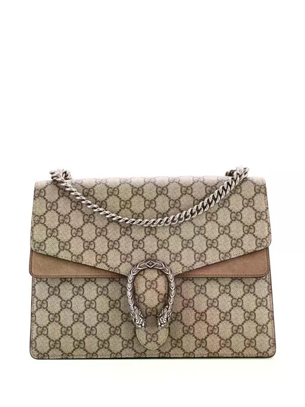 Gucci Dionysus Gg Coated Canvas Medium Shoulder Bag - Brown