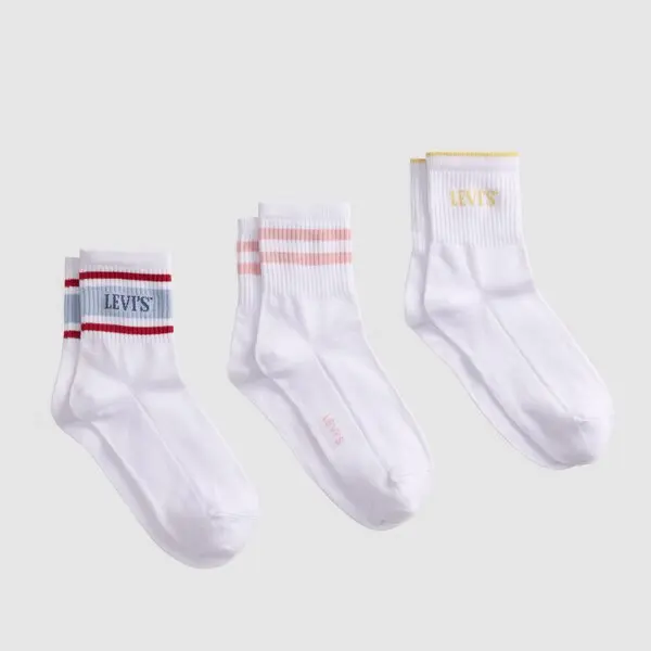 LEVI'S Classic Socks Pack Of 3 - White
