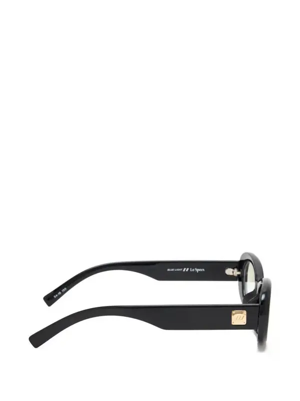 Le Specs Oval Frame Glasses