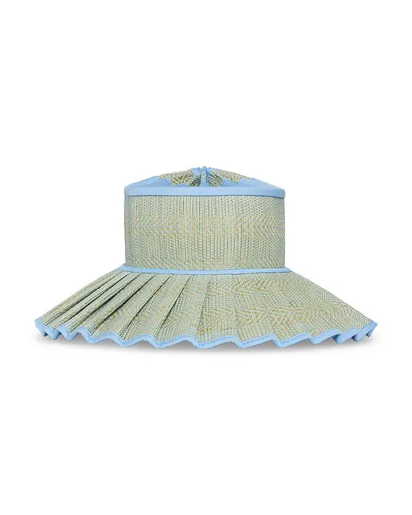 Lorna Murray Capri Straw Hat - Blue Bird