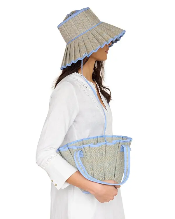 Lorna Murray Capri Straw Hat - Blue Bird
