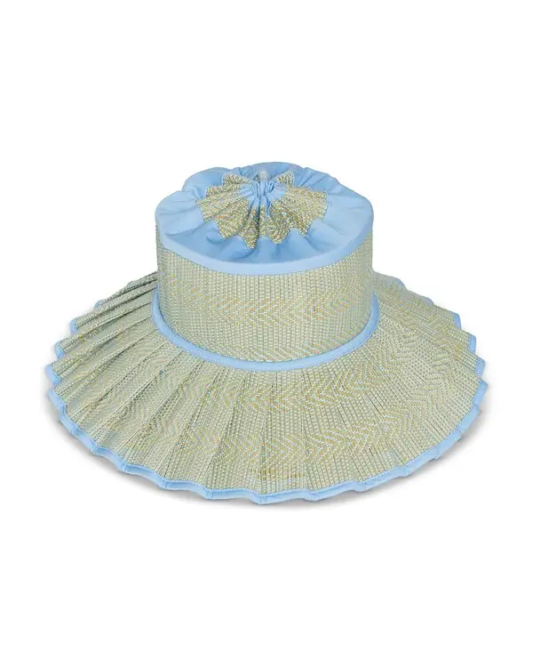 Lorna Murray Capri Straw Hat - Blue Bird
