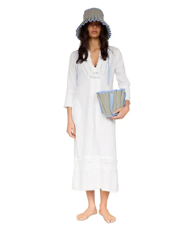 Lorna Murray Capri Straw Hat - Blue Bird