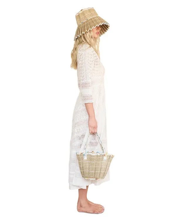 Lorna Murray Capri Straw Hat - Sea