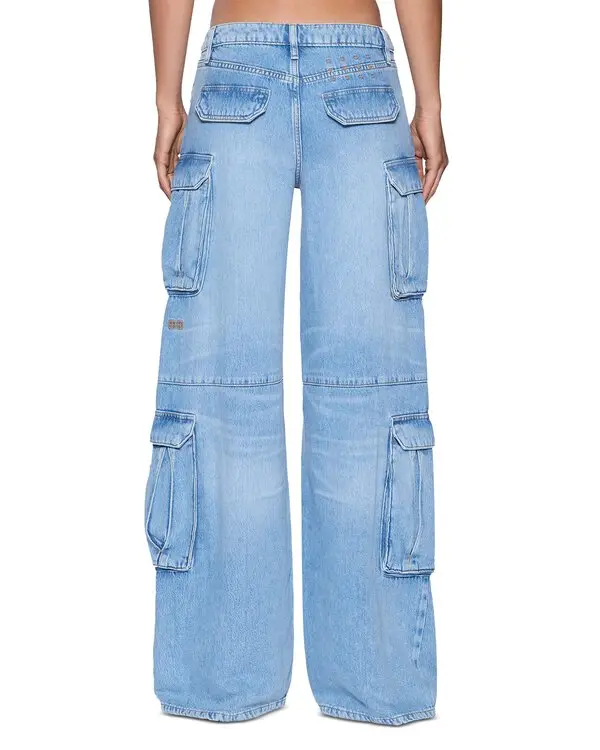 Ksubi Dropout Low Rise Cargo Jeans