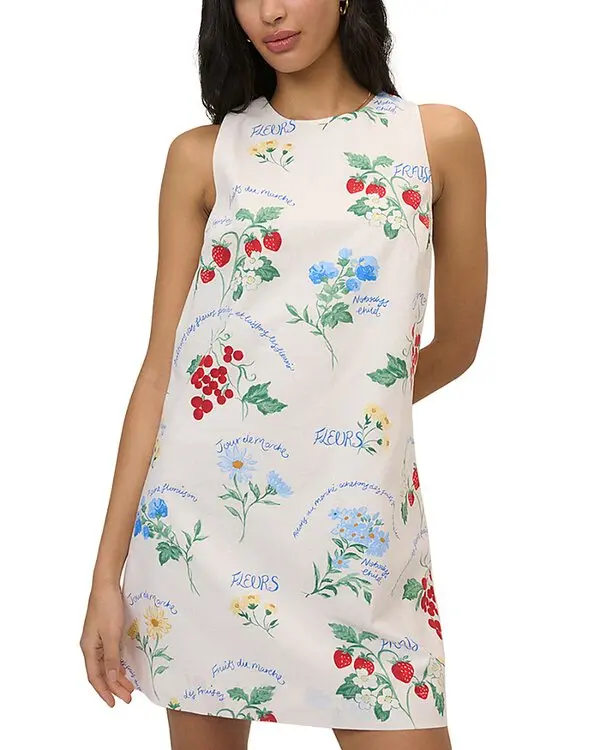 NOBODY'S CHILD Palermo Floral Print Dress - White