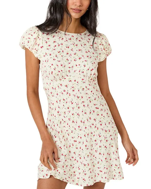 NOBODY'S CHILD Maggie Mini Dress - White