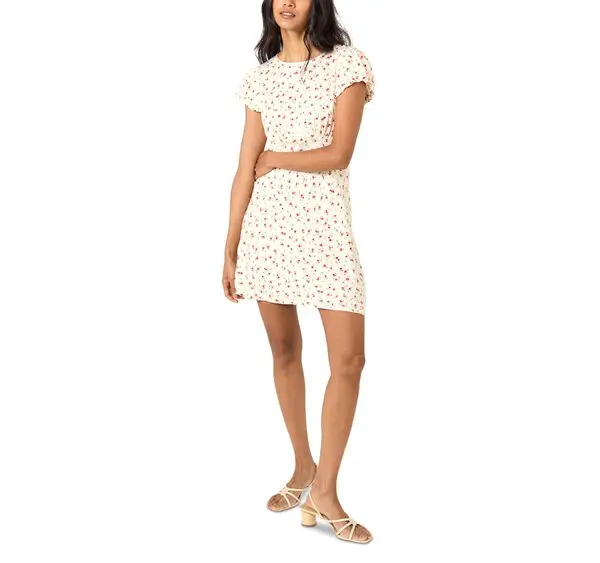 NOBODY'S CHILD Maggie Mini Dress - White