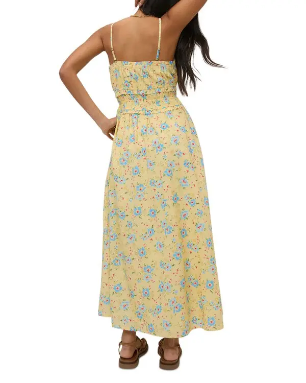 NOBODY'S CHILD Alina Floral Print Midi Dress