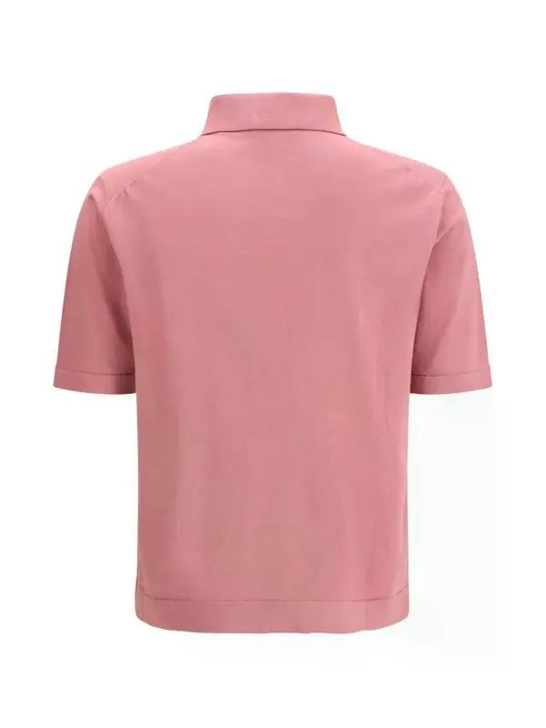 PIACENZA CASHMERE 1733 Button Detailing Cotton Polo