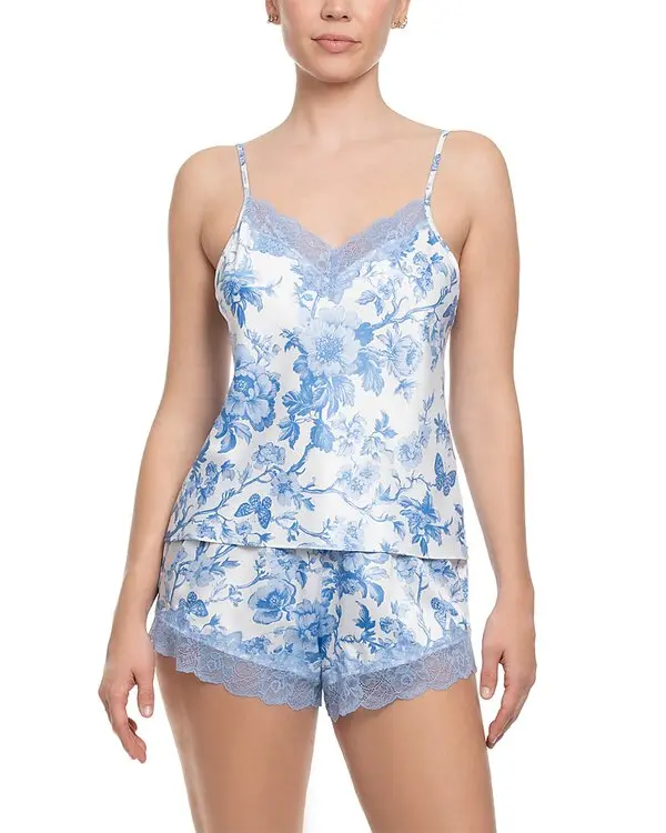 IN BLOOM BY JONQUIL Satin Cami & Shorts Pajama Set - Ivory