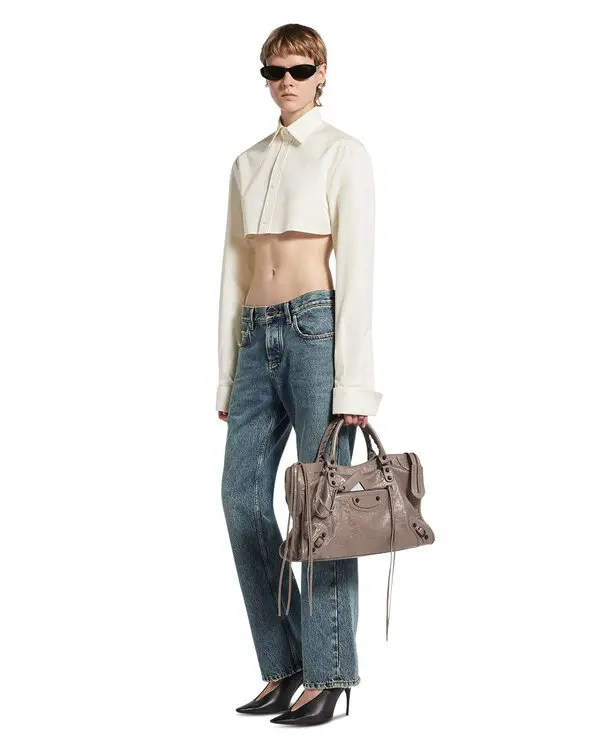 Balenciaga Le City Bag Medium - Dark Noix