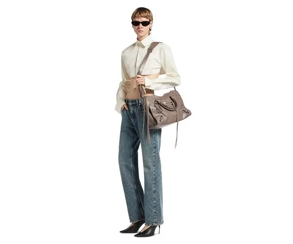 Balenciaga Le City Bag Medium - Dark Noix